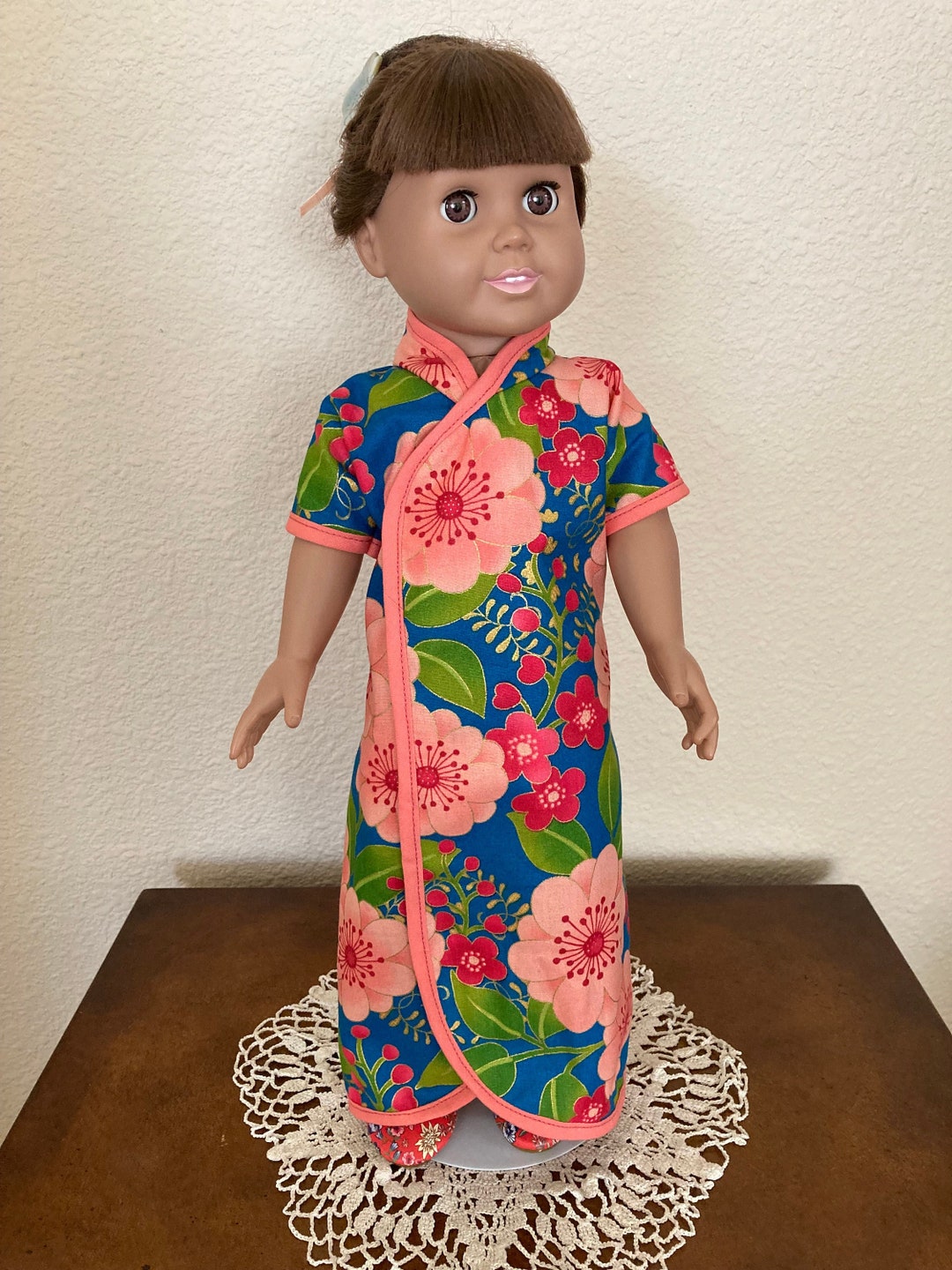 Asian Mandarin Dress for an 18 or American Girl Doll - Etsy