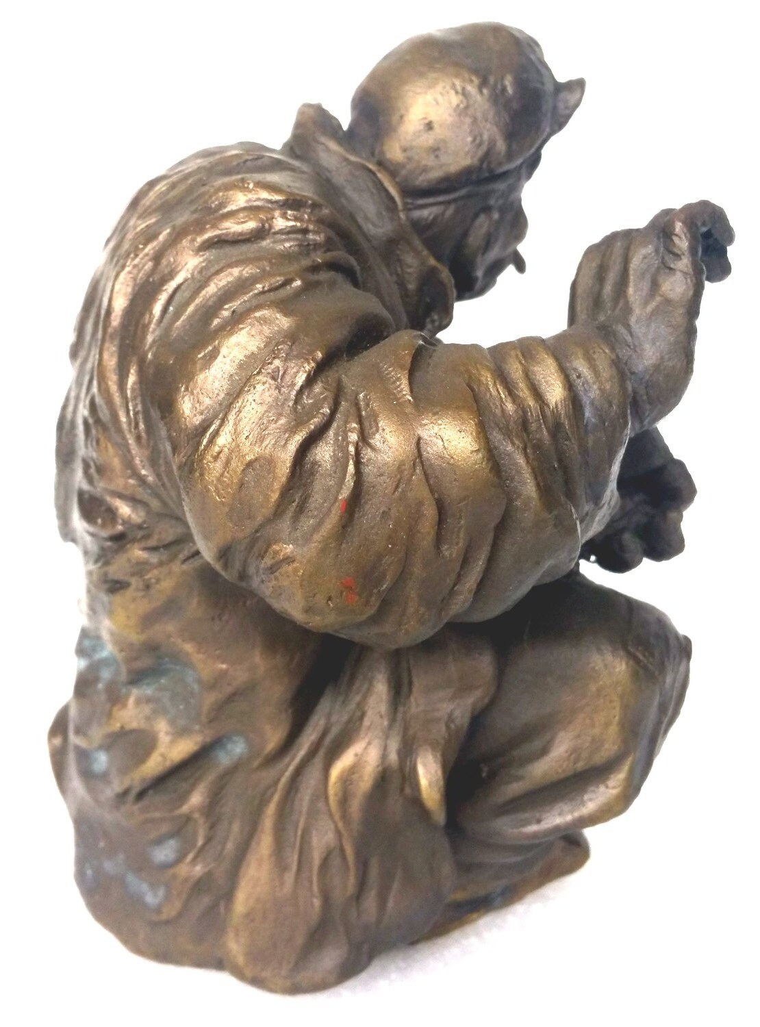 Bronze Old Man Lighting Cigarettes - Etsy