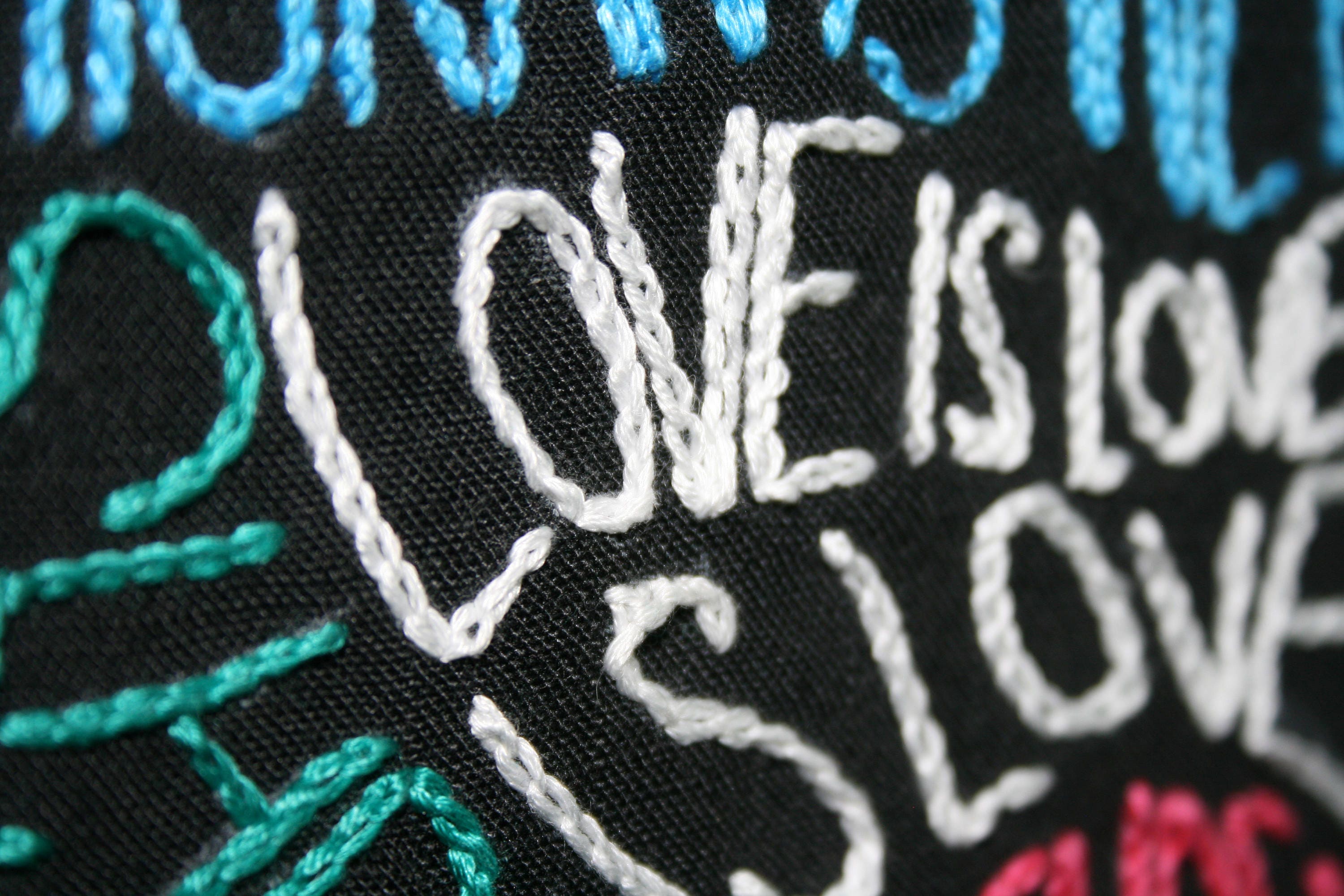 What We Believe Embroidery Pattern - Social Justice Embroidery Pattern ...