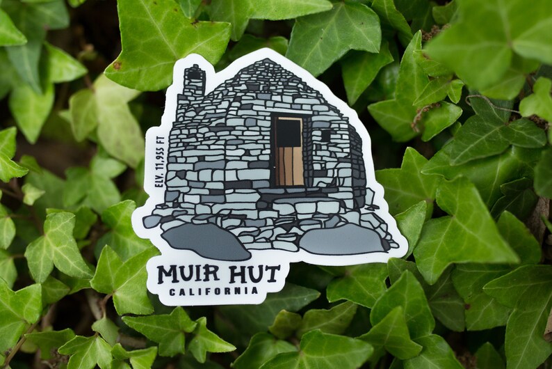 John Muir Trail Vinyl Sticker (4 Pack) - Etsy