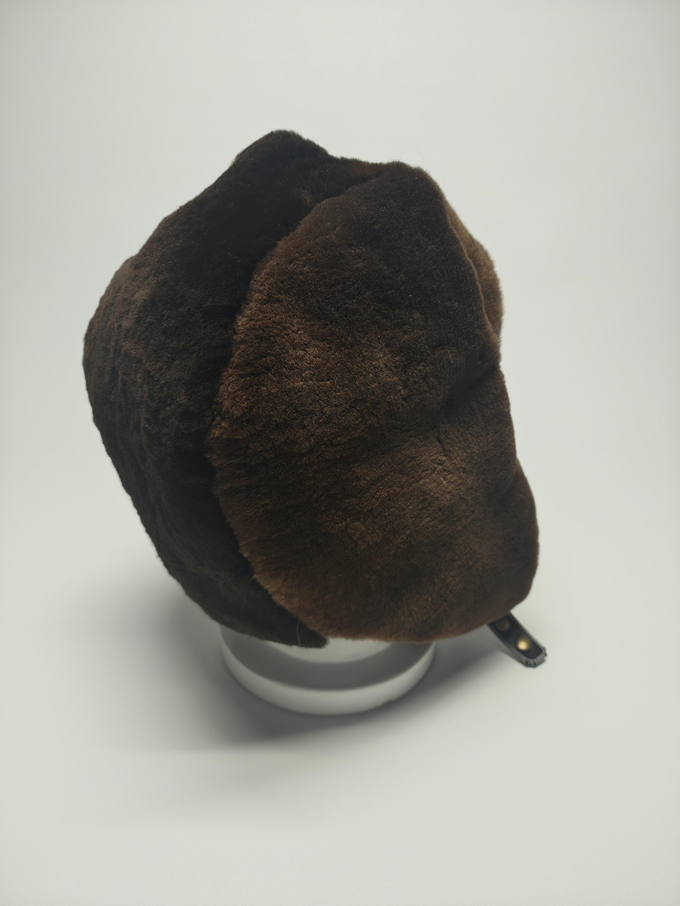 Men's Heavyweight Sheared Canadian Beaver Fur Trapper Hat. Size XL - Etsy