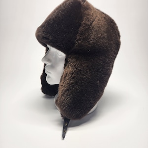 Men's Heavyweight Sheared Canadian Beaver Fur Trapper Hat. Size L - Etsy
