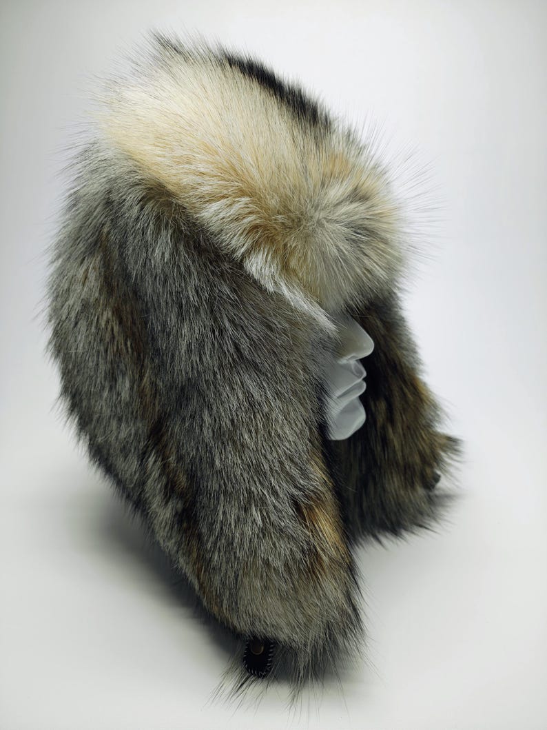 Unisex Mutation Ranch Fox Fur Trapper Hat. Size Large - Etsy