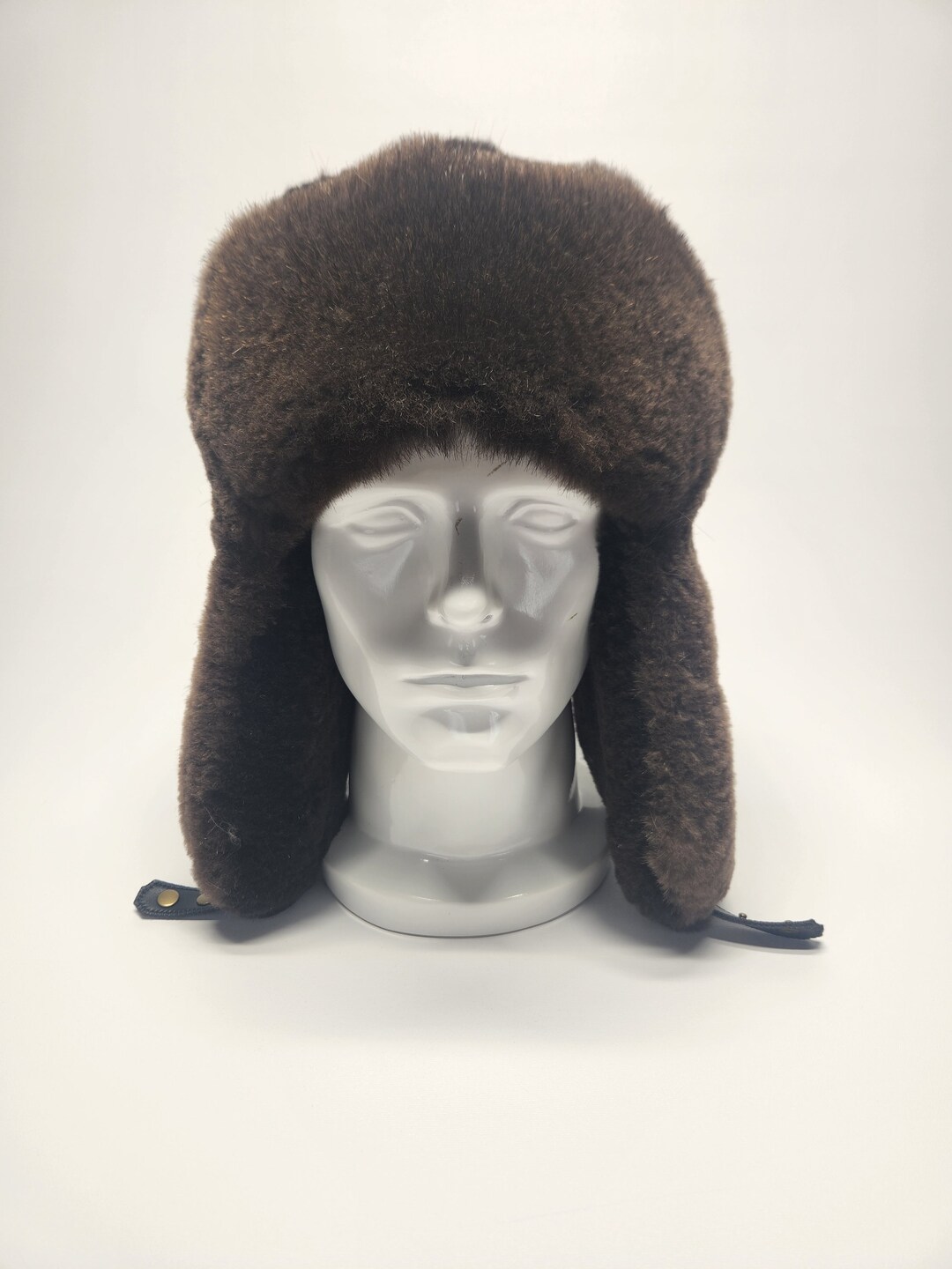 Men's Heavyweight Sheared Canadian Beaver Fur Trapper Hat. Size XL - Etsy