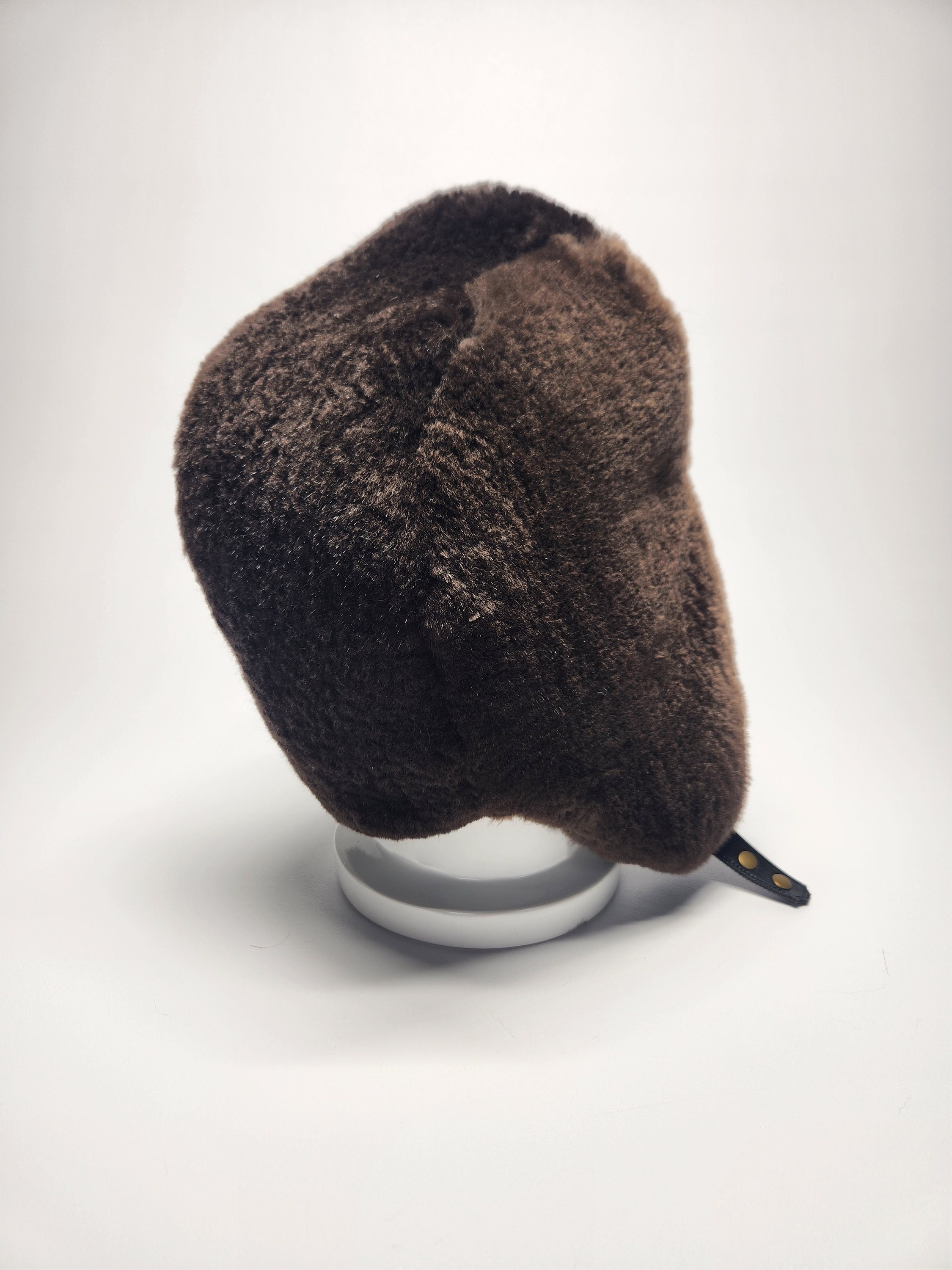 Men's Heavyweight Sheared Canadian Beaver Fur Trapper Hat. Size L - Etsy