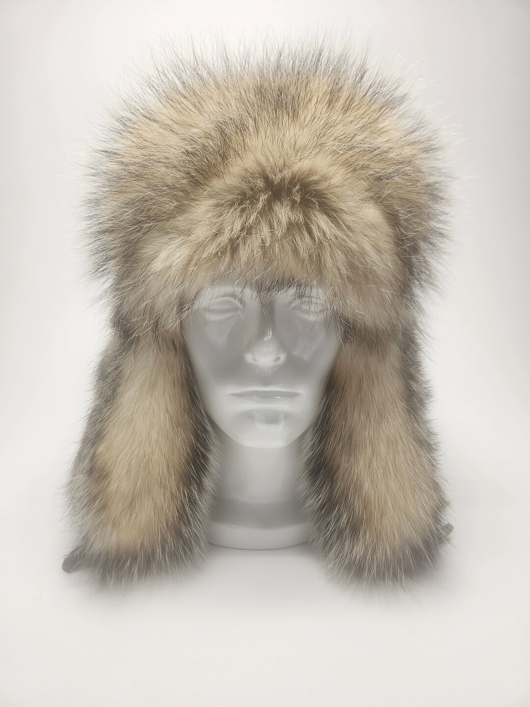 Men's Badger Fur Trapper Hat. Size XL - Etsy