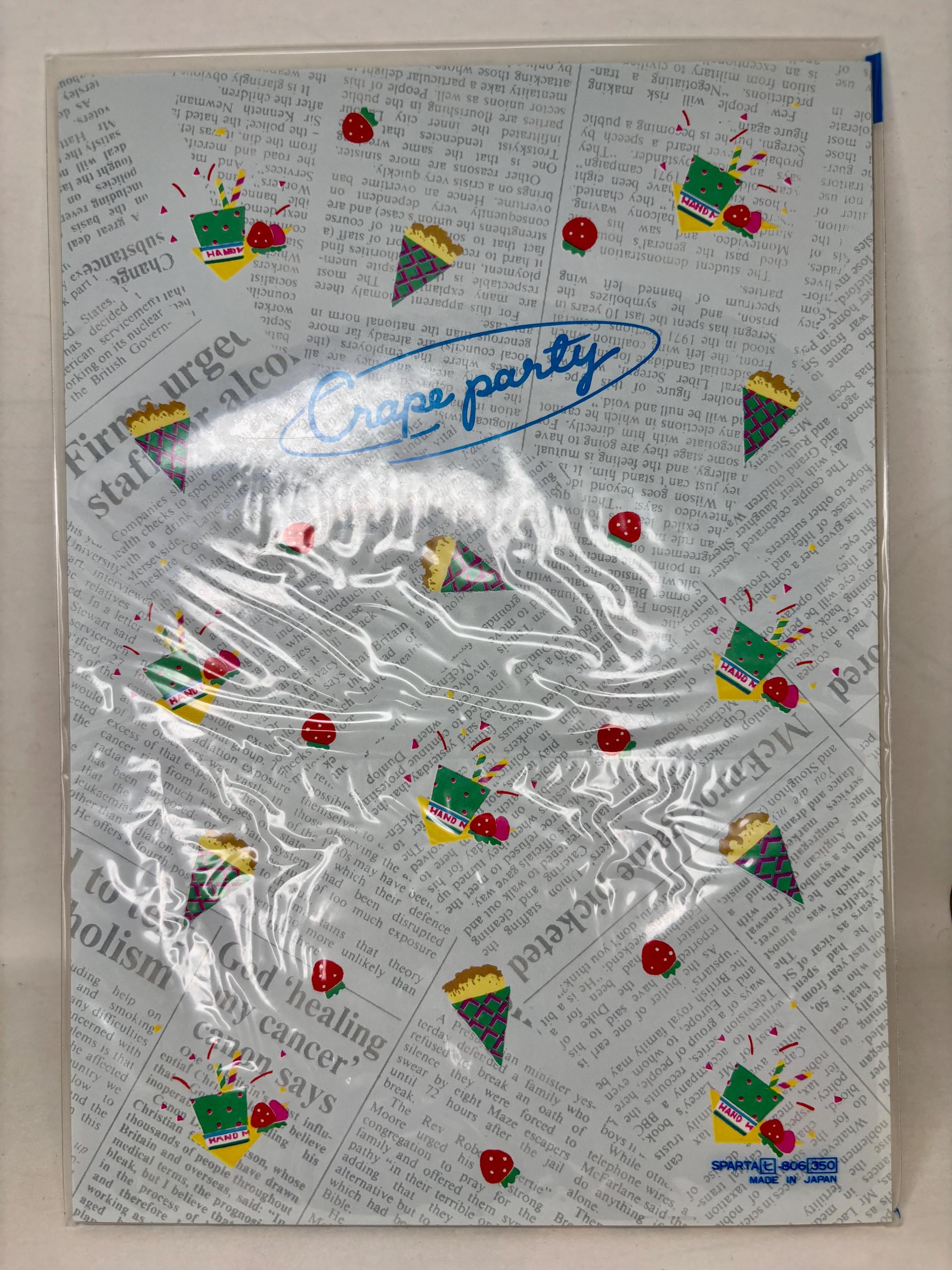 Vintage 1980s Letter Writing Set crepe Party Pastel Stationery Mint in ...
