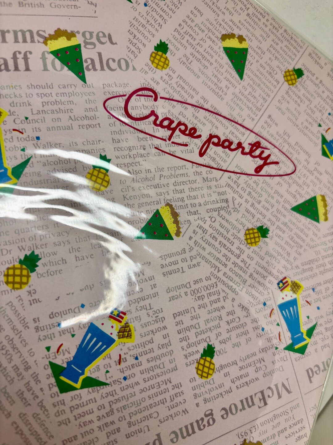 Vintage 1980s Letter Writing Set crepe Party Pastel Stationery Mint in ...