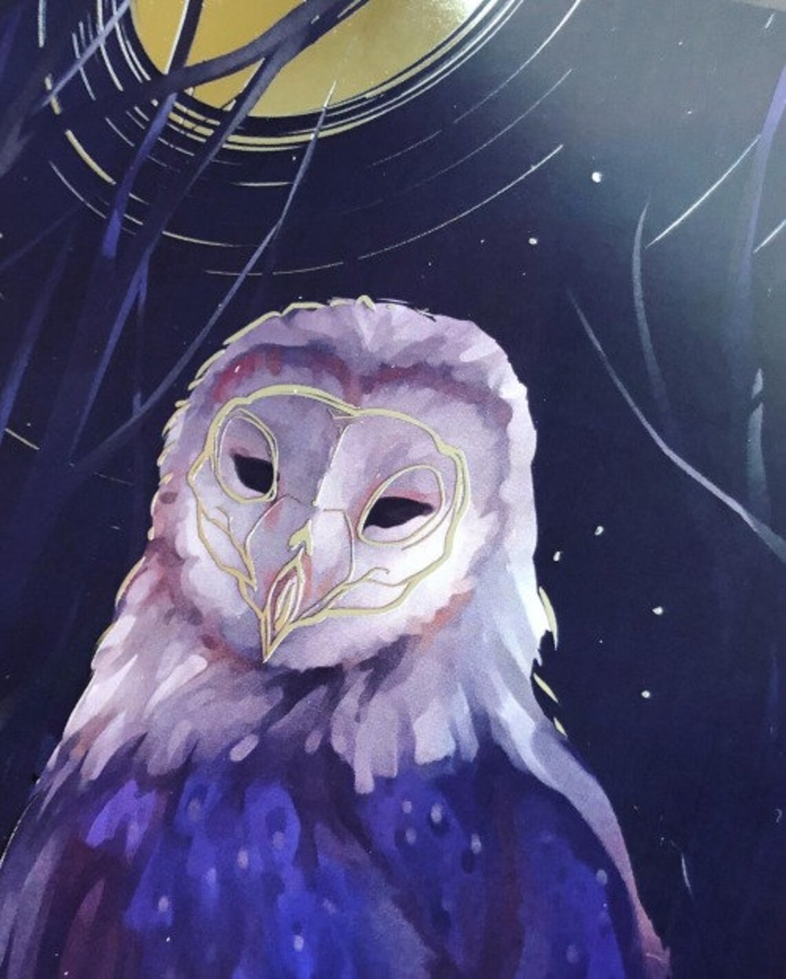 Moon Owl - Etsy