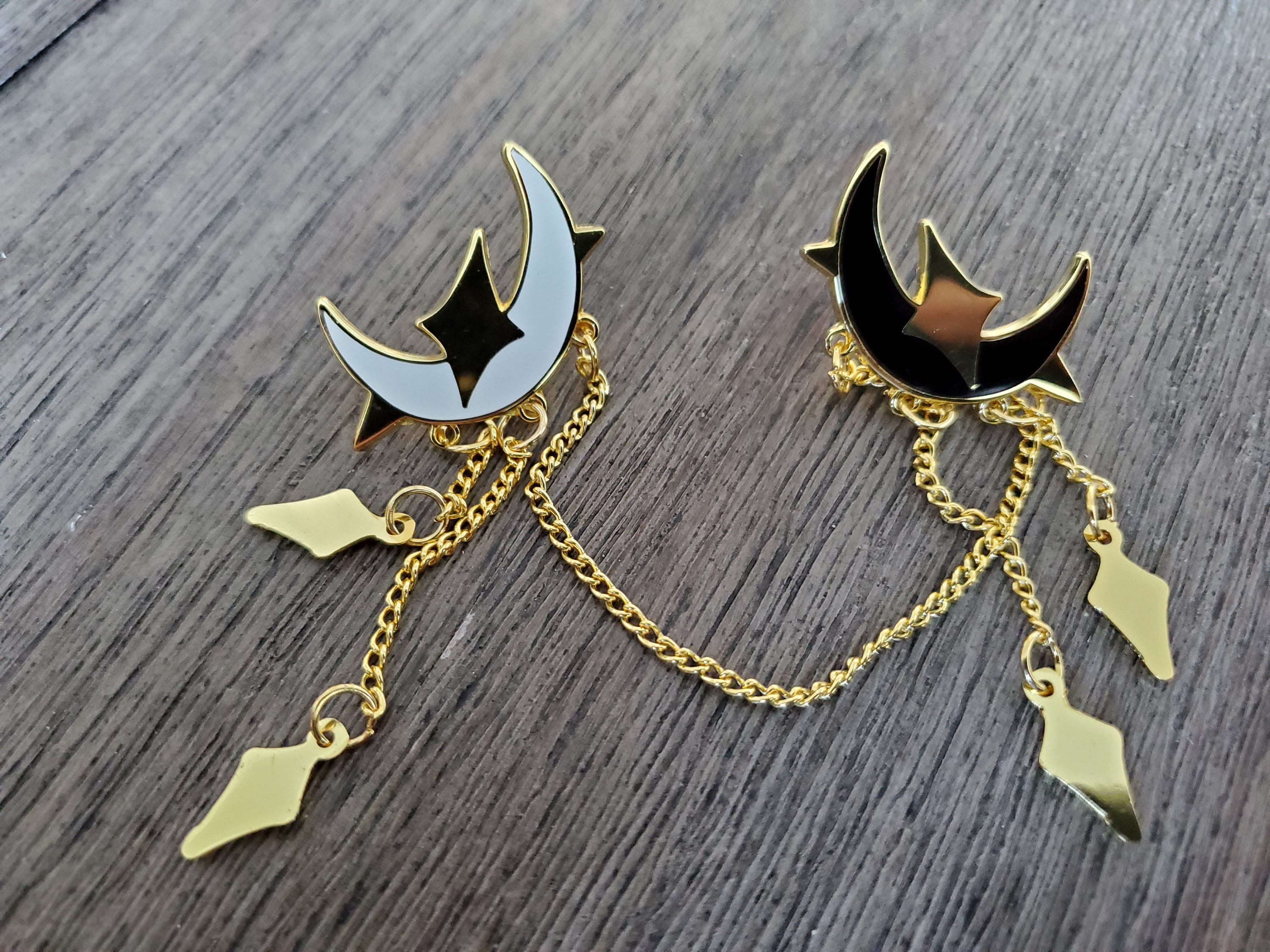 Star Crossed Enamel Pin: Polaris and Yildun - Etsy
