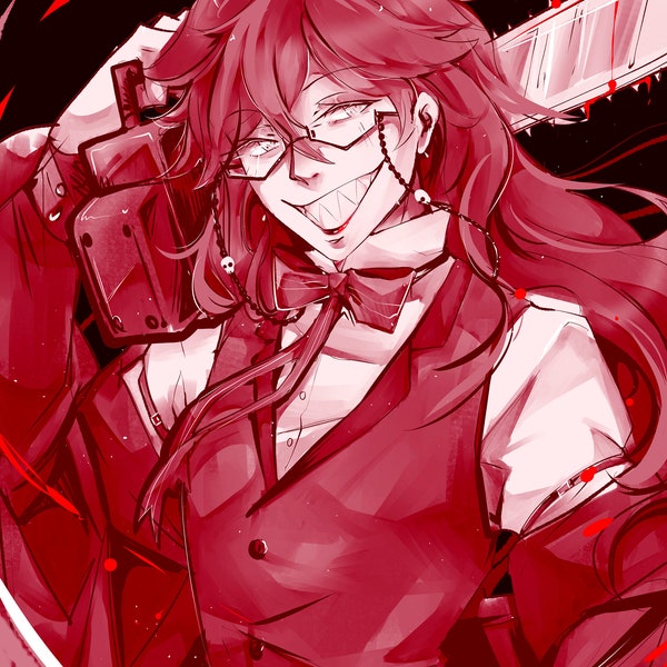 Grell Sutcliff - Etsy