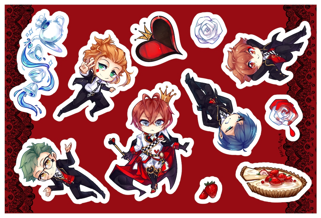 Twst Sticker Sheets - Etsy