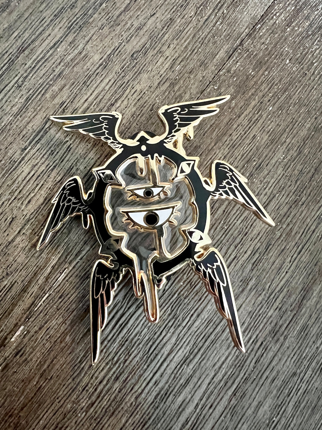 Corrupted Seraph, Enamel Pin - Etsy
