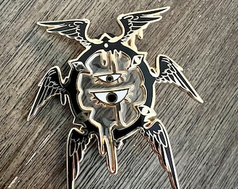 Black Angels Pin - Etsy UK