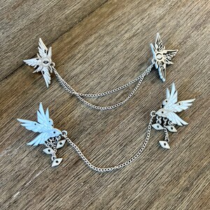 SILVER Angelus Antiqua Pin Set - Etsy