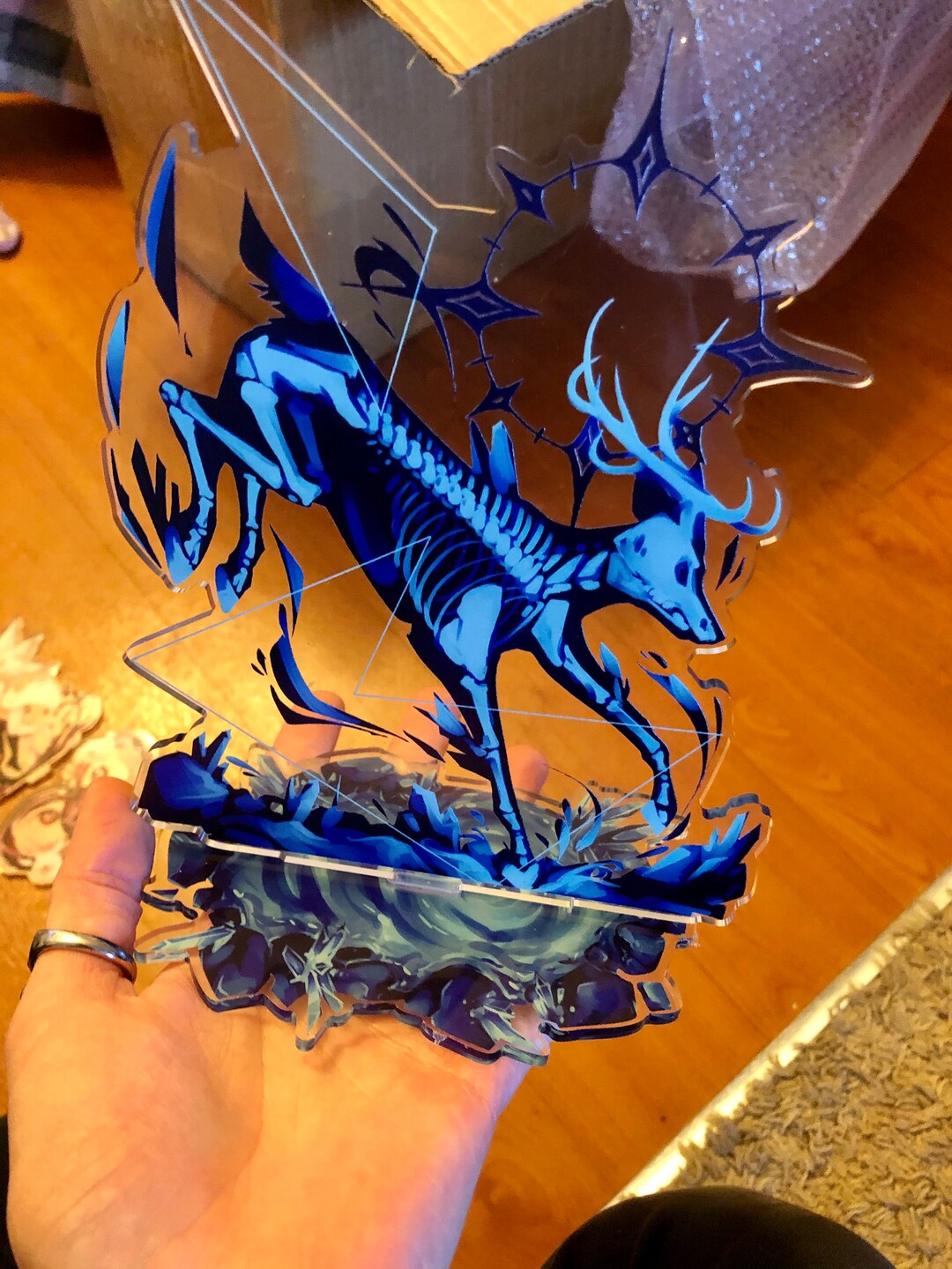 Deer and Skeleton Standee - Etsy