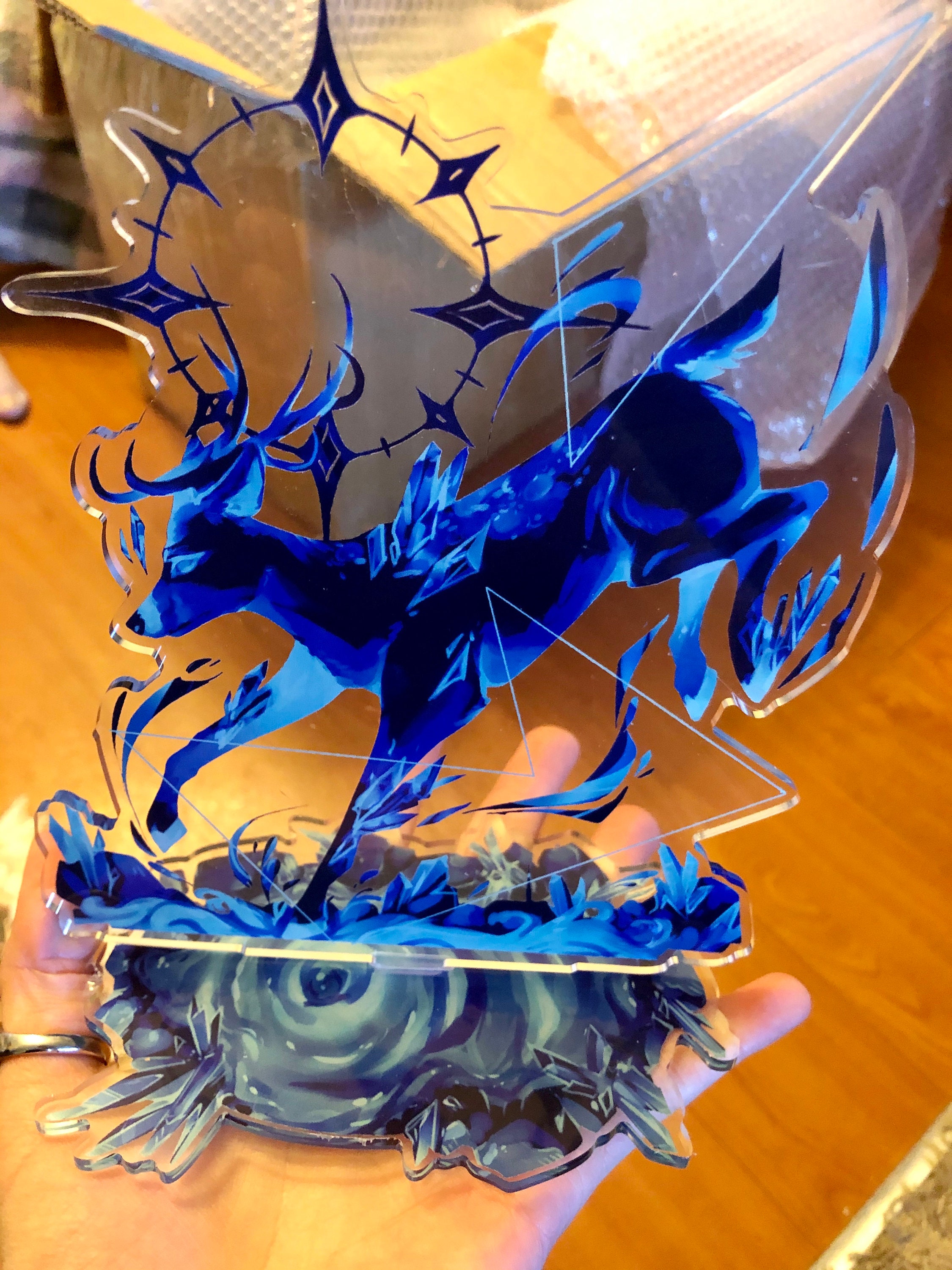 Deer and Skeleton Standee | Etsy