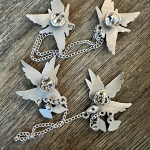 SILVER Angelus Antiqua Pin Set - Etsy