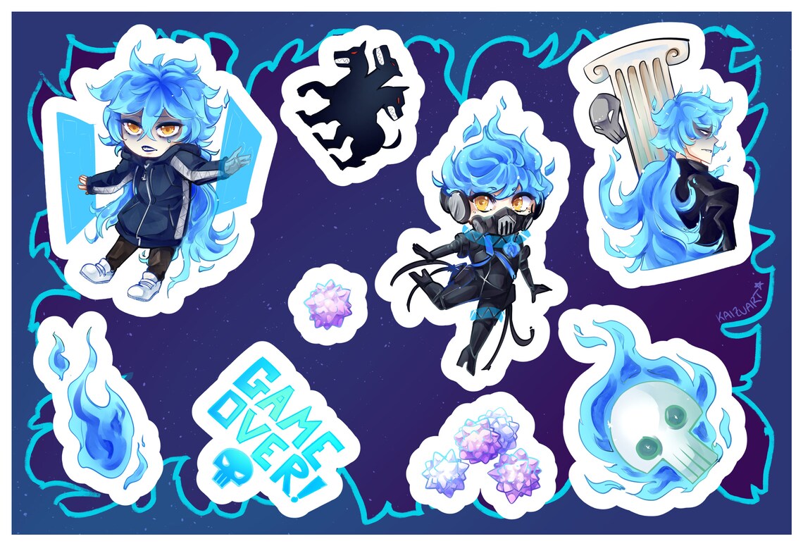 Twst Sticker Sheets - Etsy