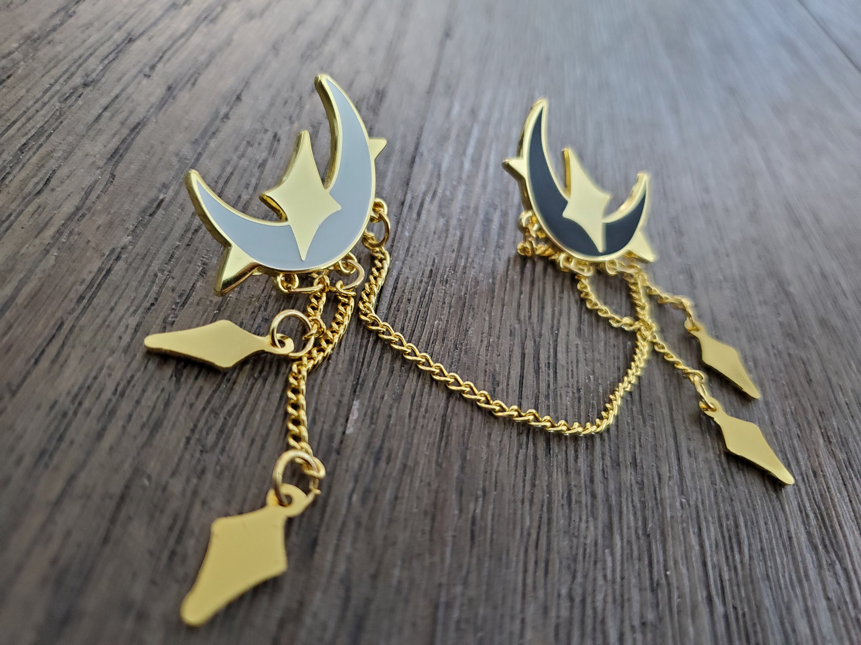 Star Crossed Enamel Pin: Polaris and Yildun - Etsy