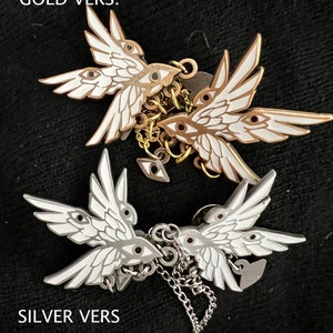 SILVER Angelus Antiqua - Pin Set - Etsy