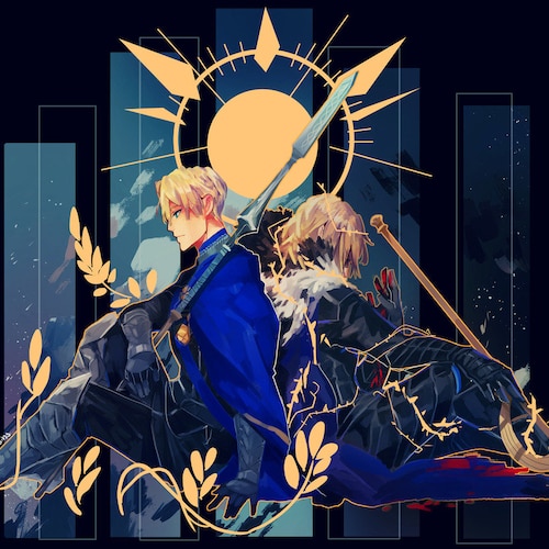 Dimitri X Felix Fire Emblem Three Houses Print A5 | Etsy
