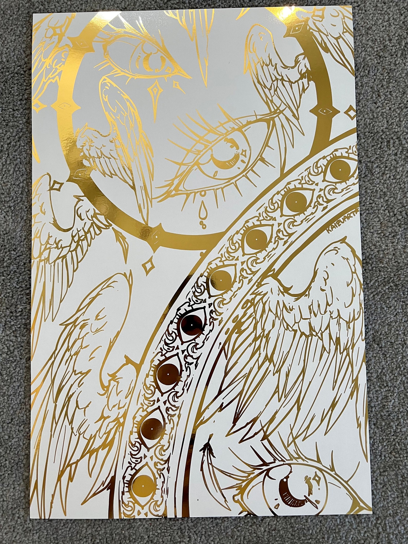 Foil Eldritch Angel Posters - Etsy