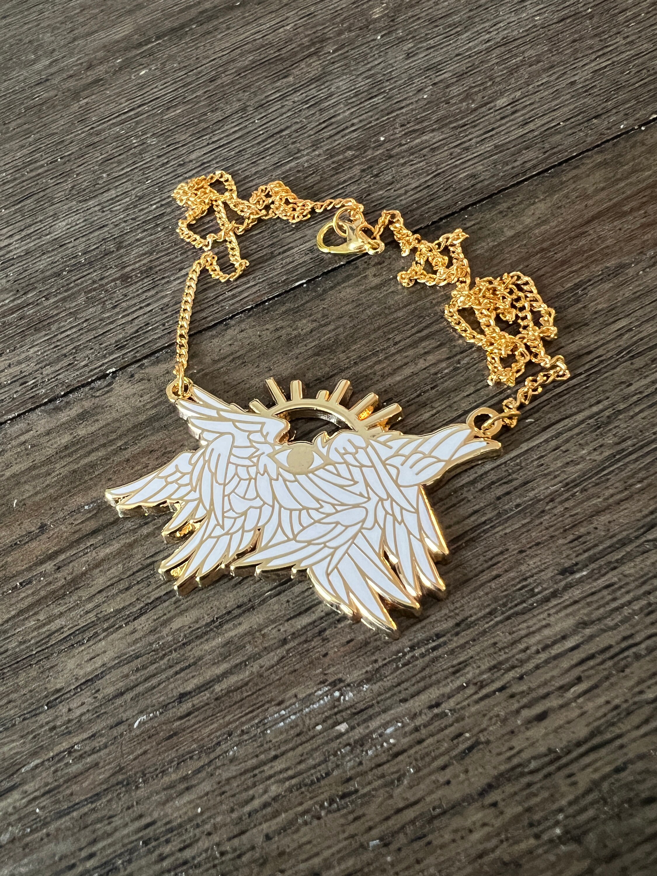 Sunrise: Eldritch Angel Necklace - Etsy