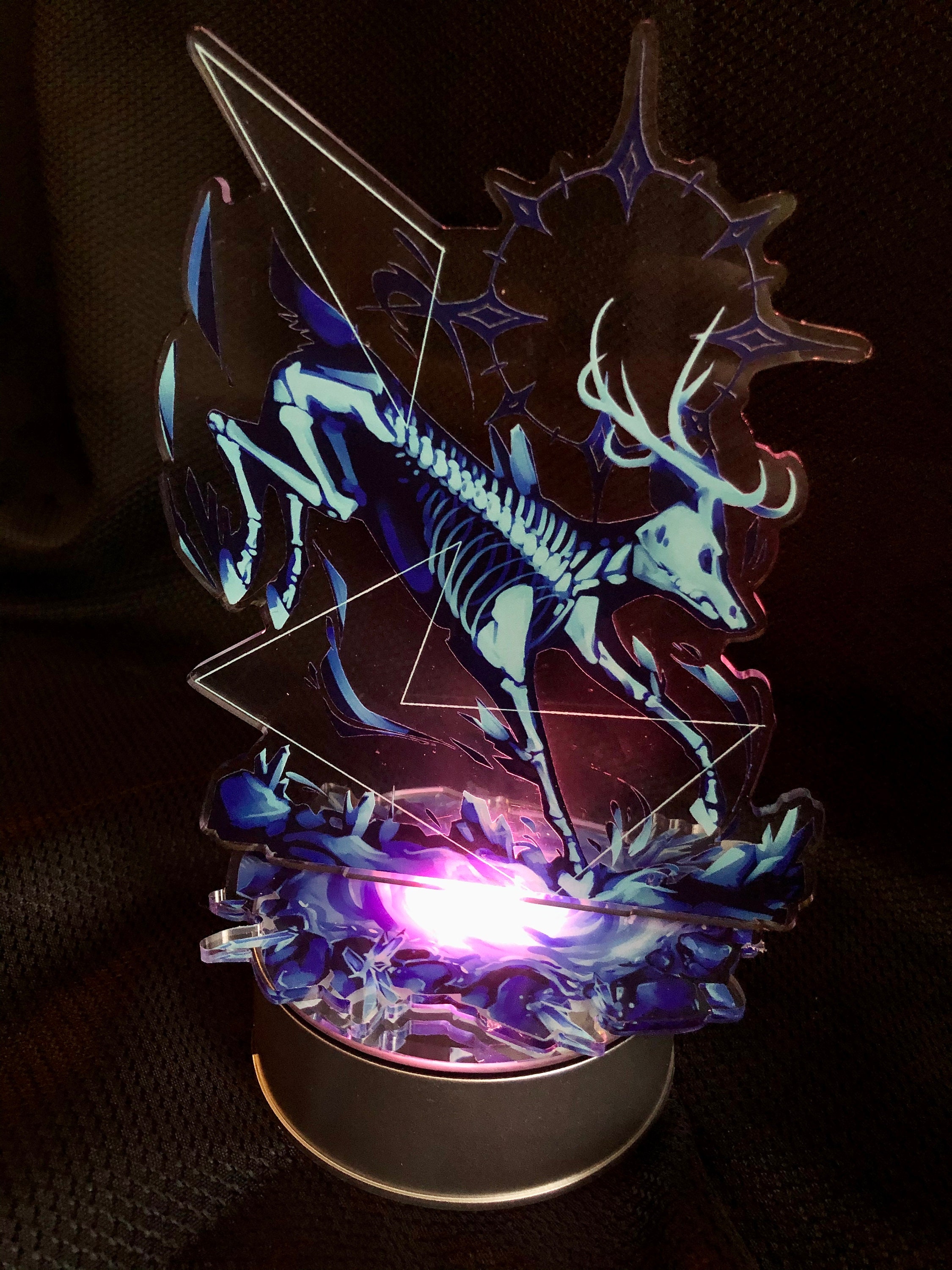 Deer and Skeleton Standee | Etsy