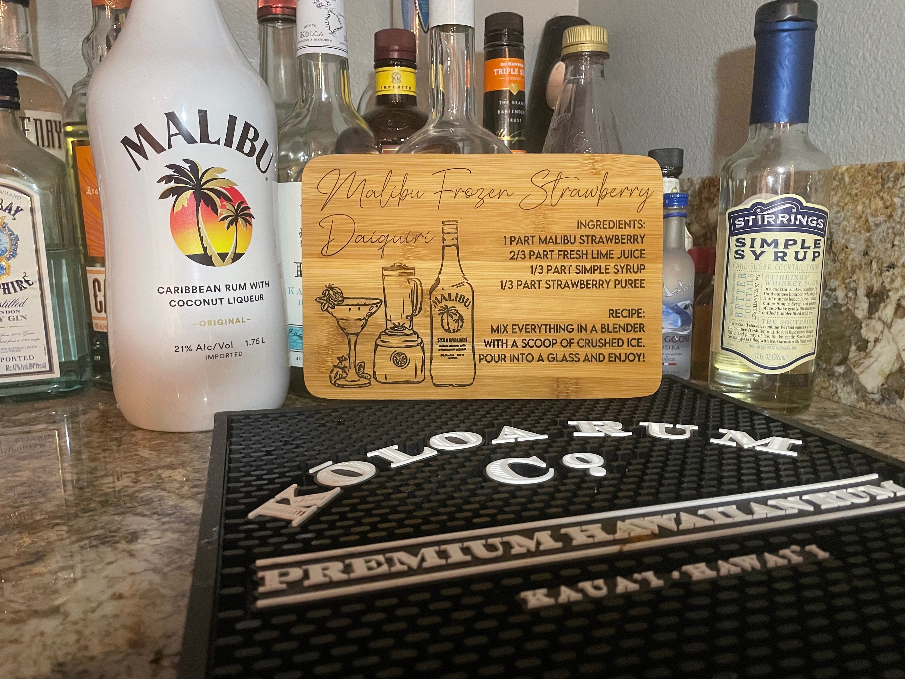 Cocktail Recipe Boards - Etsy