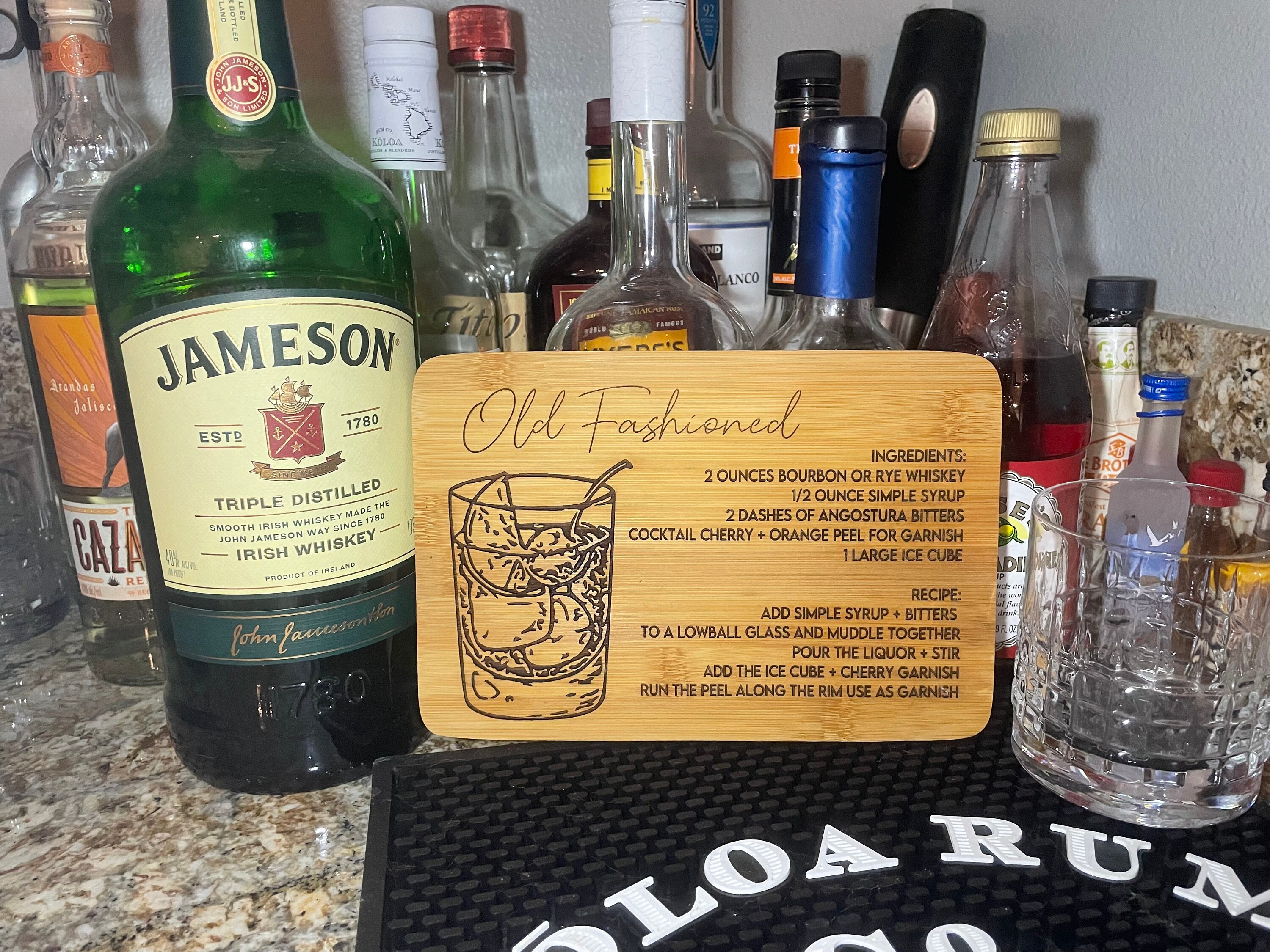 Cocktail Recipe Boards - Etsy