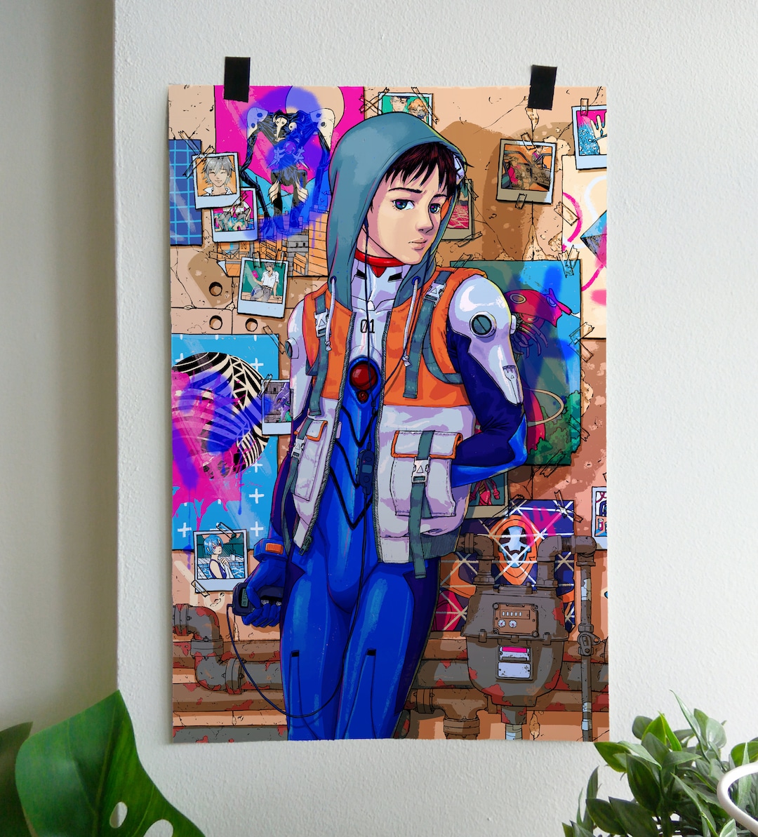 Third Child - Shinji Ikari - Neon Genesis - 12x18", 16x24" Poster ...