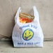 02 REUSE - Reusable Smiley Thank You Grocery or Shopping Bag - White ...