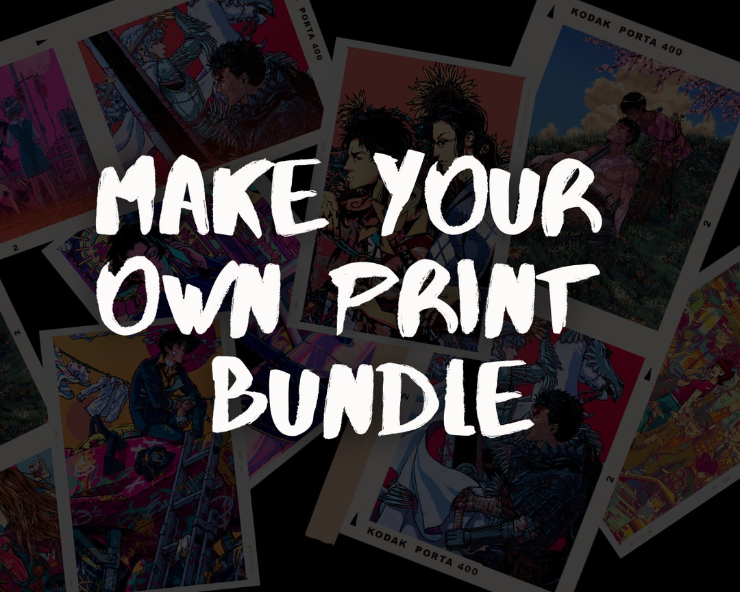 Custom Print Bundle Make Your Own Set of 2, 3, 4, 5, 6 Prints - Etsy