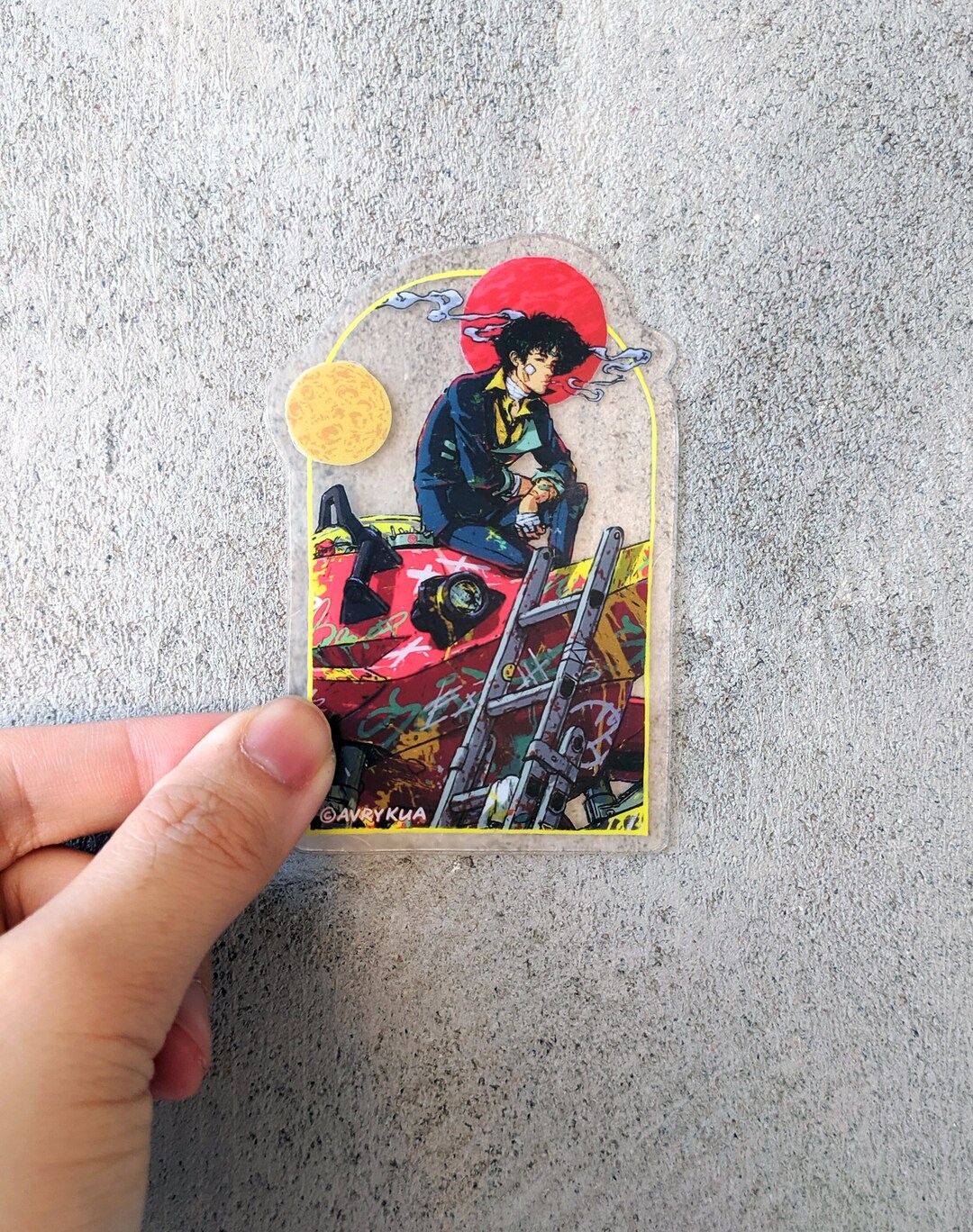 Spike's Long Day Sticker - Clear Uv-resistant Waterproof Vinyl Decal ...