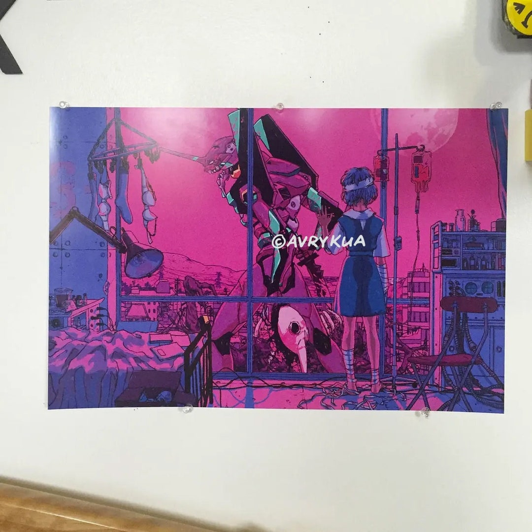 Death & Rebirth - Unit 01 - Neon Genesis Eva - 12x18", 16x24" Poster ...