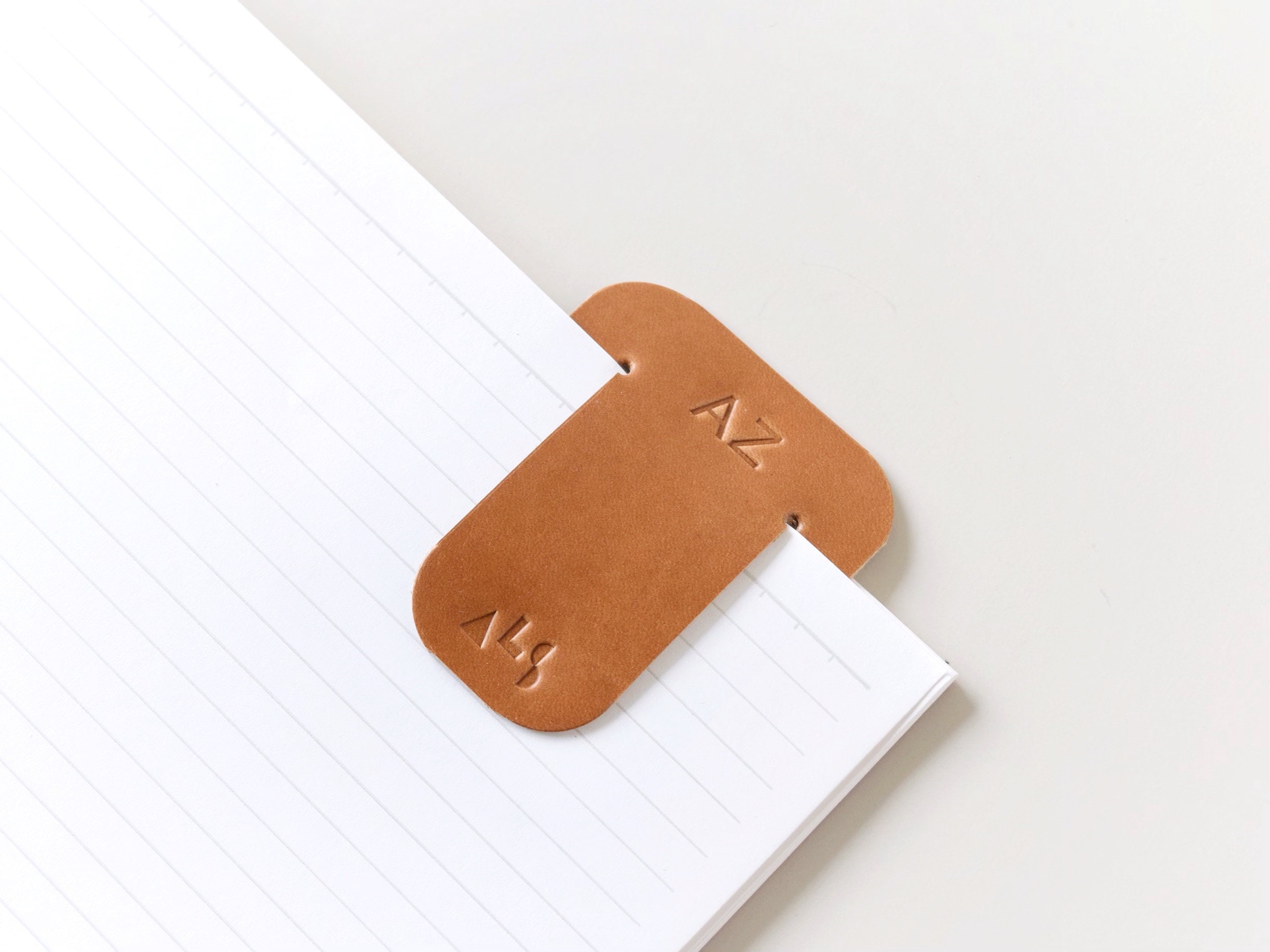 LEATHER BOOK CLIP - Etsy