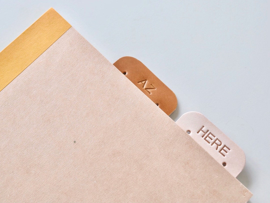 LEATHER BOOK CLIP - Etsy