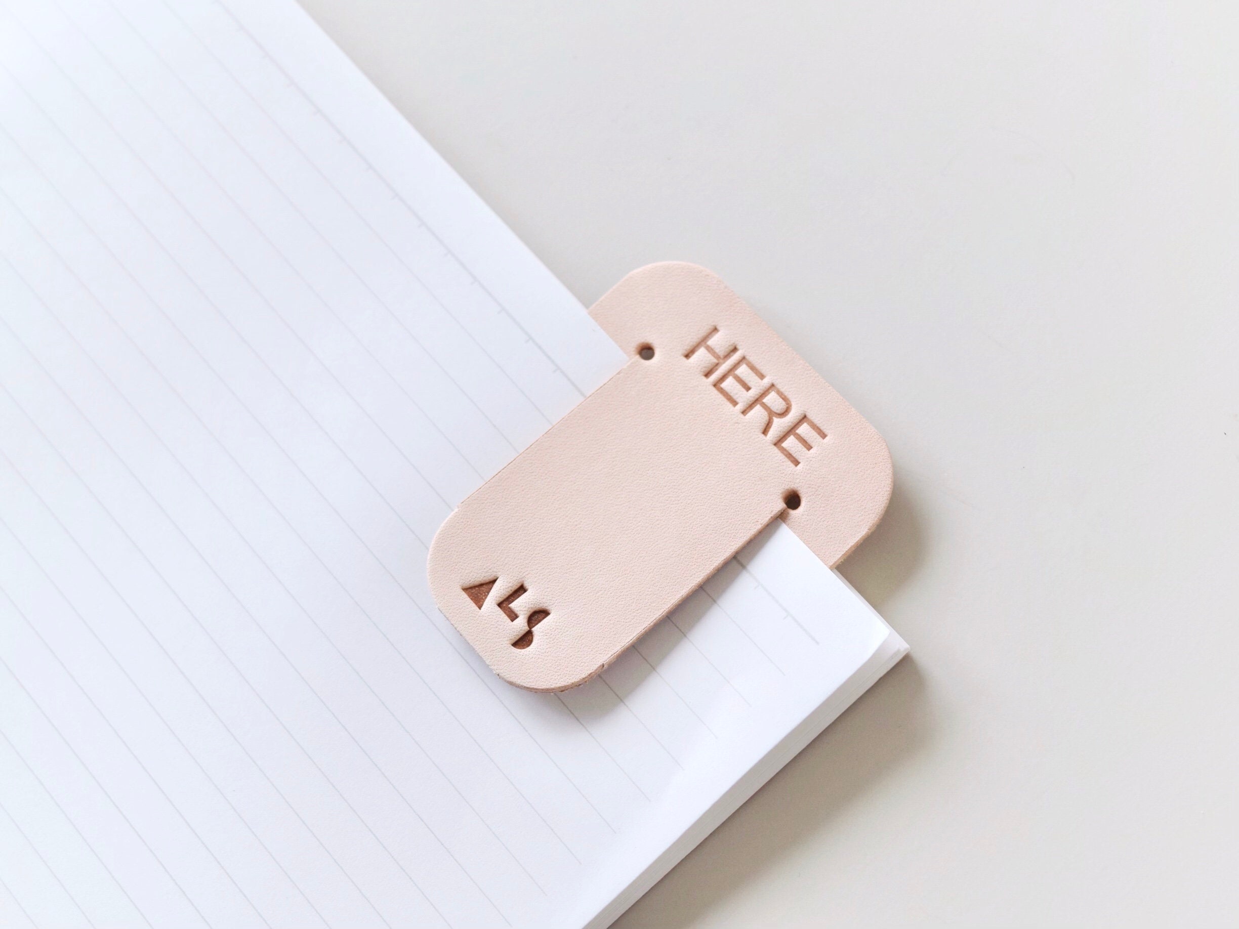 LEATHER BOOK CLIP - Etsy