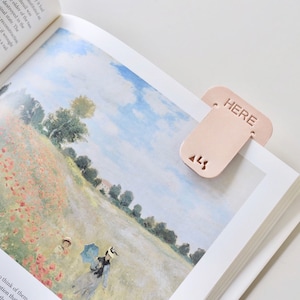 LEATHER BOOK CLIP - Etsy