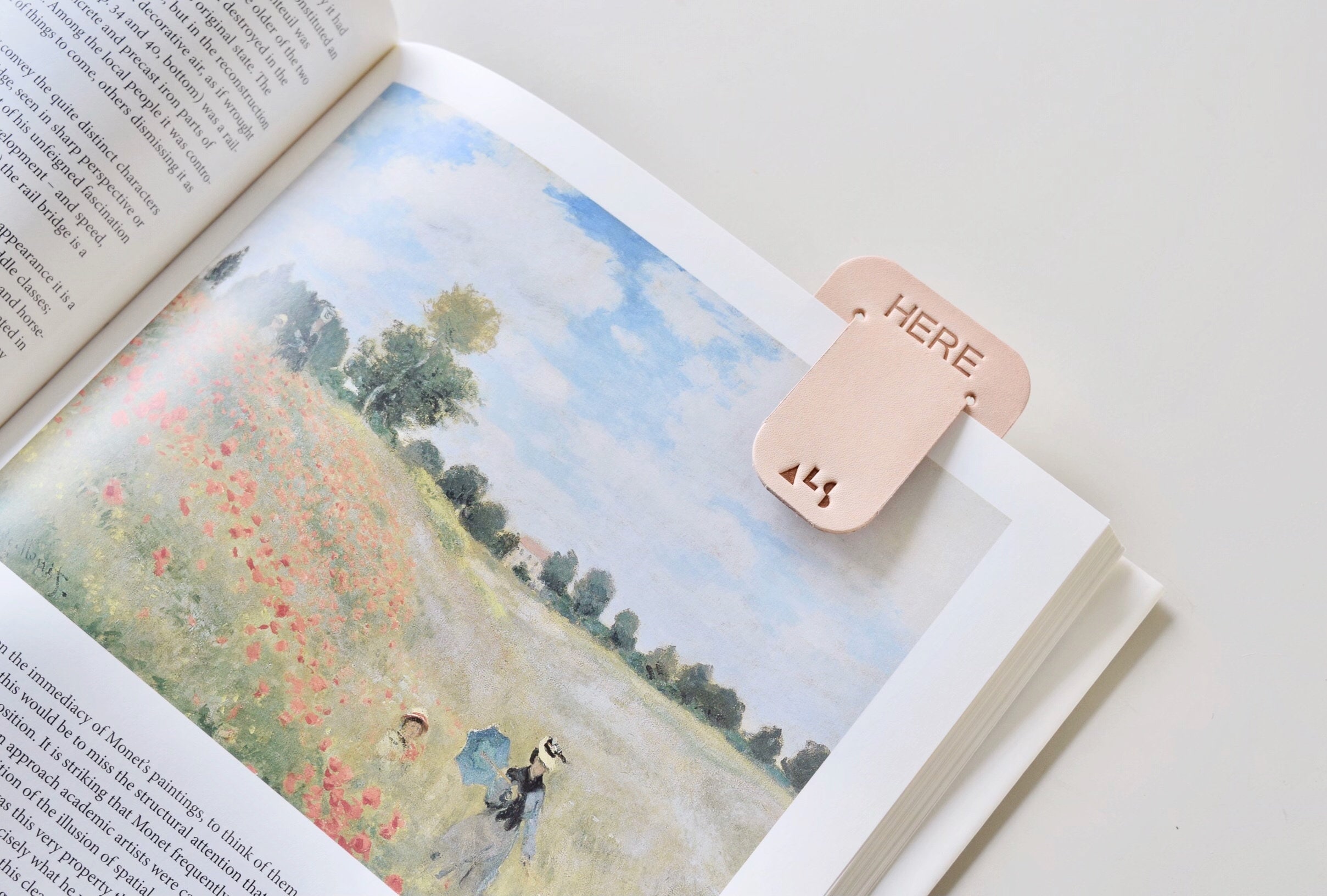 LEATHER BOOK CLIP - Etsy
