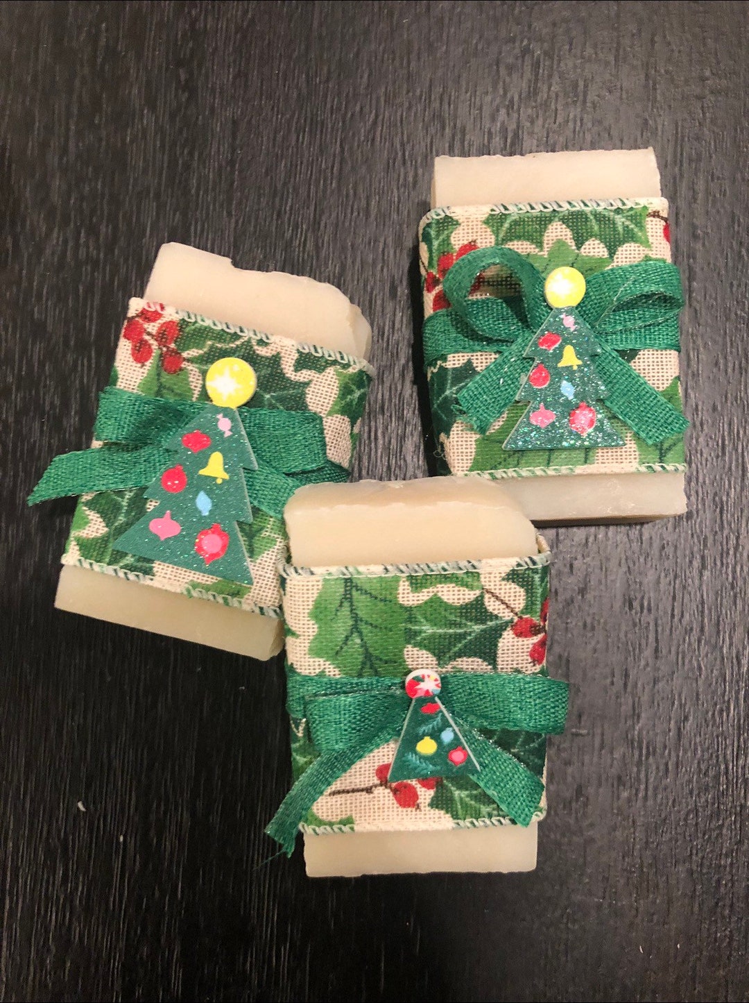 Homemade Christmas Tree Soap Bar! - Etsy