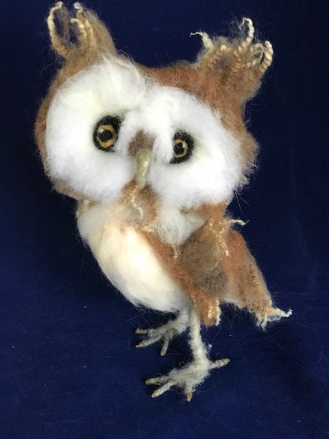 Already Sold, Will Do Commission Needle Felted Baby Owl (only One ...