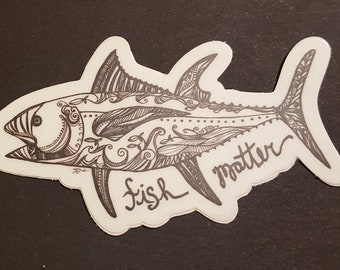Tuna Sticker | Etsy