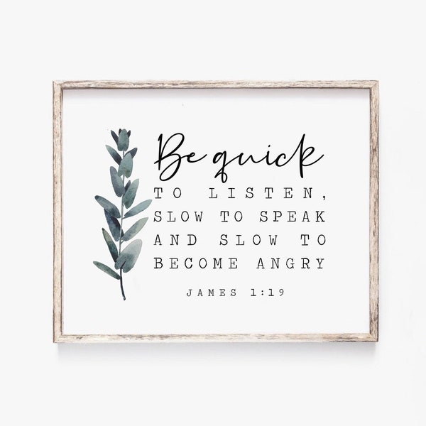 James 1 19 - Etsy