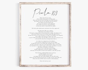 Psalm 103 Printable - Etsy