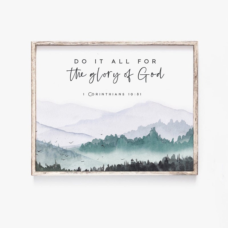 Glory of God Poster - Etsy
