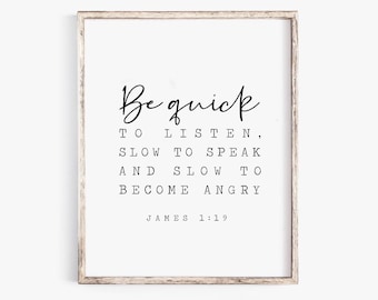 James 1 19 - Etsy
