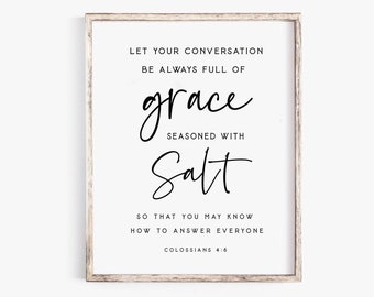 Full of Grace Print | Etsy