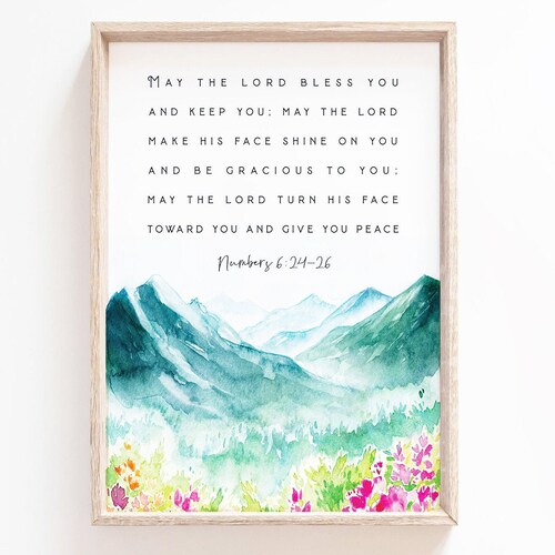 Psalm 23 Bible Verse Wall Art Printable Scripture Prints - Etsy